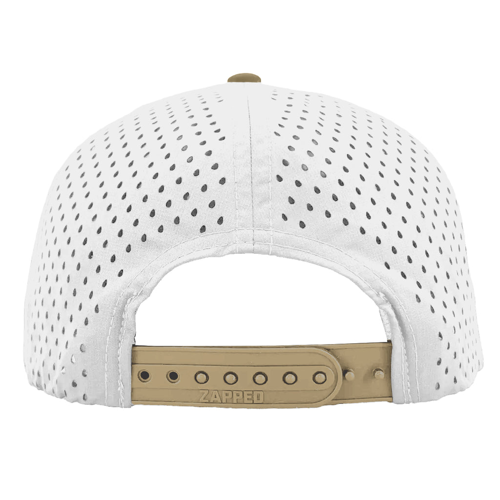 Bengals & Bandits B/G Patch Blackhawk Two-Tone Perforated Hat - Off Wh