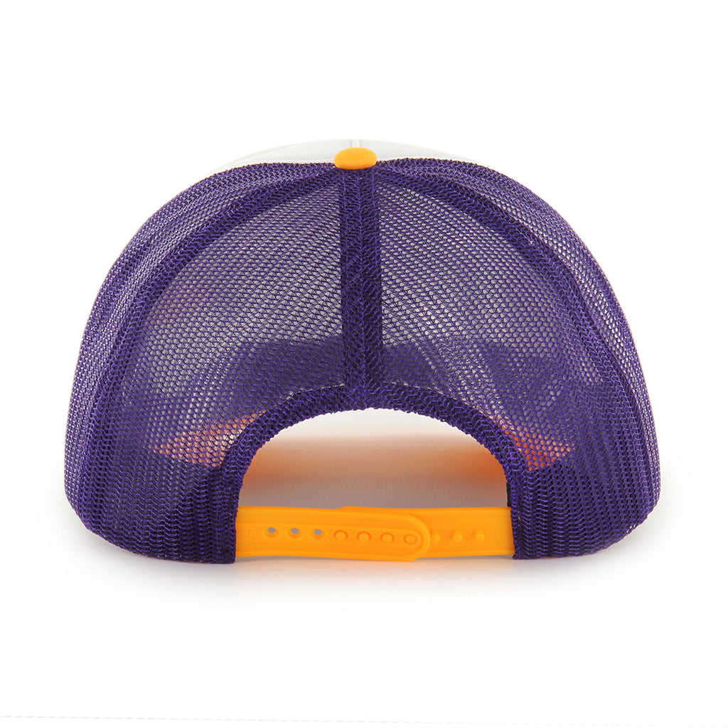 LSU Tigers 47 Brand Stack Line Three-Tone Foam Mesh Trucker Hat — Bengals & Bandits