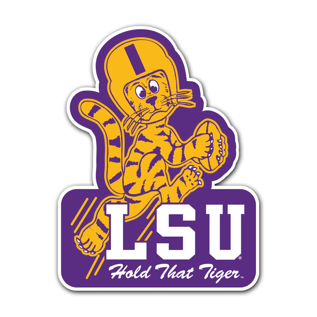 B&B Dry Goods LSU Tigers Hold That Tiger Football Premium Vinyl Decal ...
