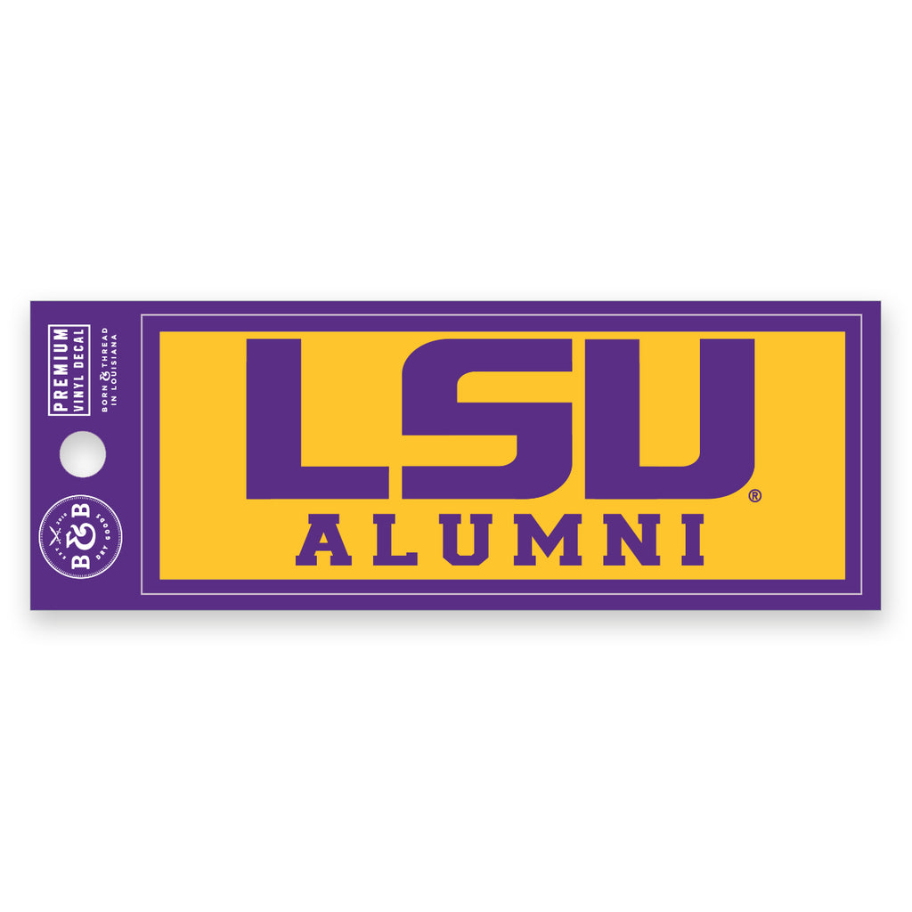 B&B Dry Goods LSU Tigers Premium Vinyl Rep Decal - Alumni — Bengals ...
