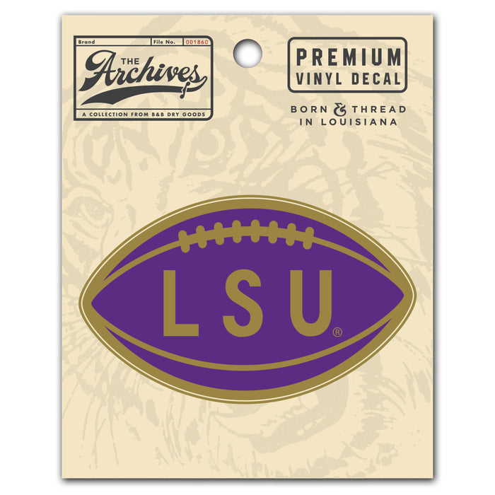 B&B Dry Goods LSU Tigers The Archives Vault Football Premium Vinyl Dec ...