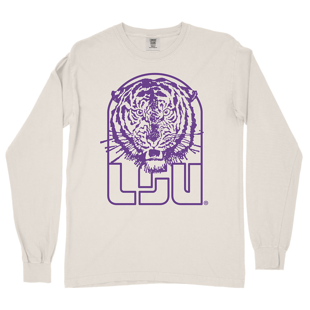 B&B Dry Goods LSU Tigers The Archives Vault Tiger Arch Garment Dyed Lo ...