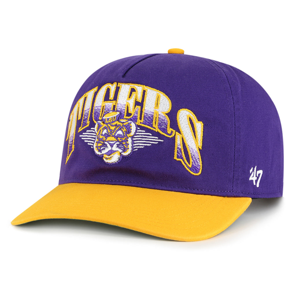 LSU Tigers 47 Brand Atkin Two-Tone Five-Panel '47 Hitch Hat - Purple ...