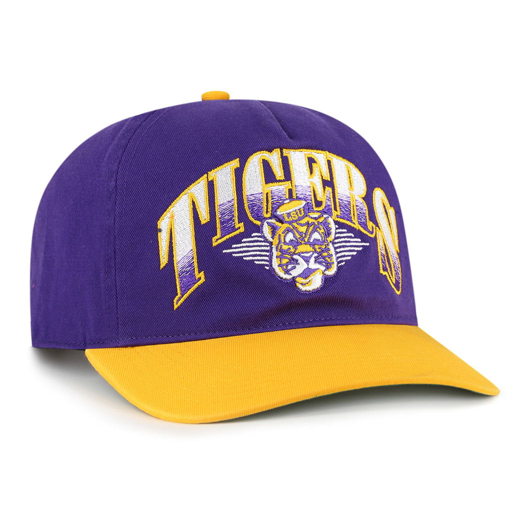 LSU Tigers 47 Brand Atkin Two-Tone Five-Panel '47 Hitch Hat - Purple ...