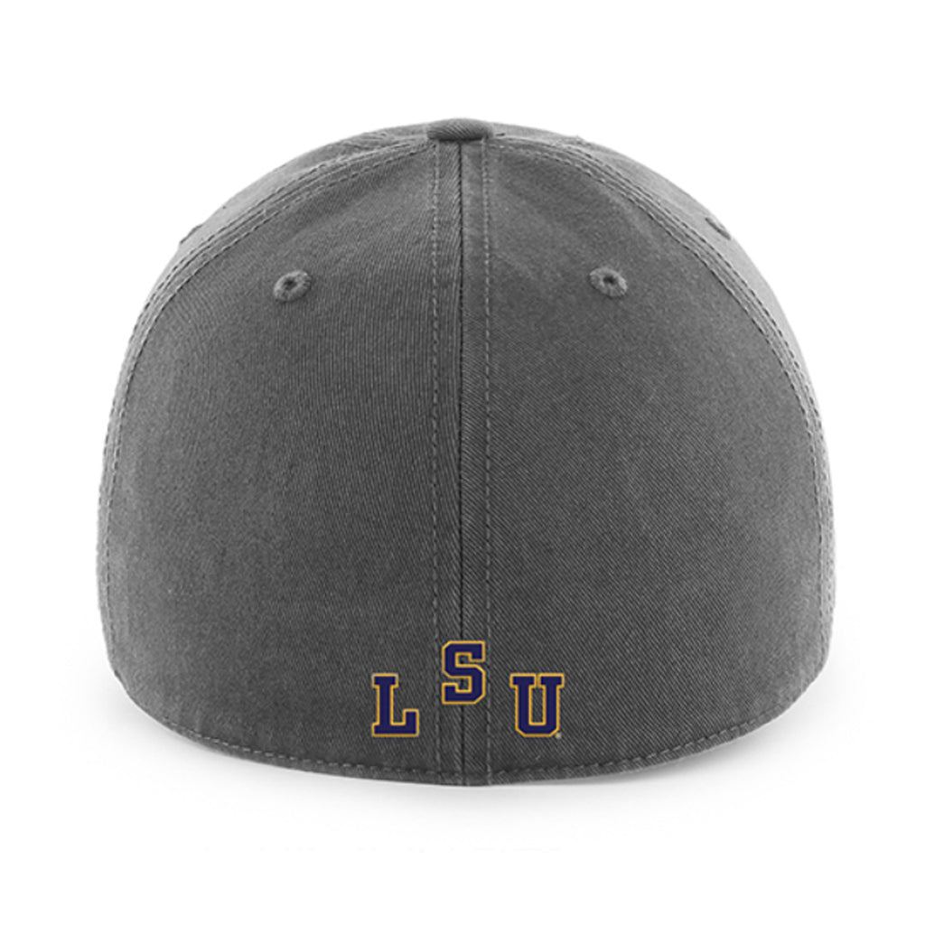 LSU Tigers 47 Brand Beanie Franchise Fitted Hat - Charcoal — Bengals ...