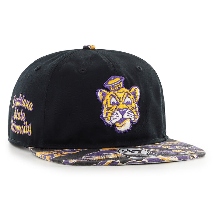 LSU Tigers 47 Brand Beanie Mike Bayou '47 Captain RL Adjustable Hat ...