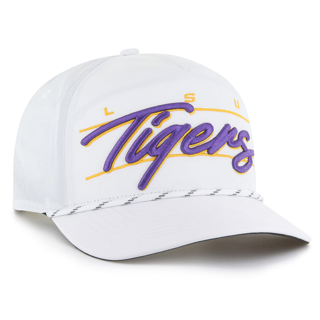 LSU Tigers 47 Brand Condor Hitch Lightweight Performance Rope Hat - Wh ...