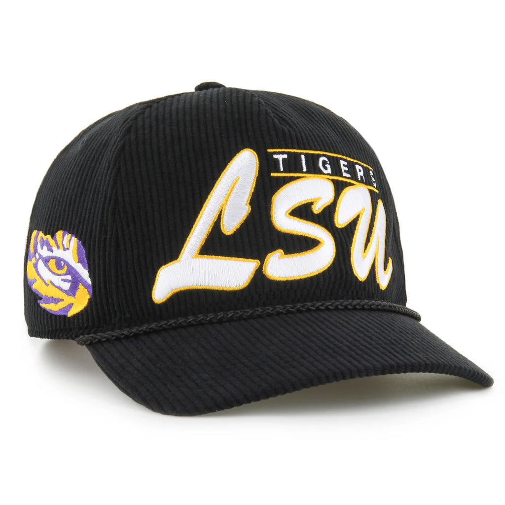 LSU Tigers 47 Brand Double Head Gridiron Corded Script Hitch Rope Hat ...