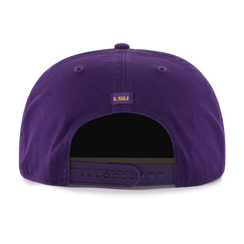 LSU Tigers 47 Brand Pollock '47 Captain RL Adjustable Rope Hat - Purpl ...