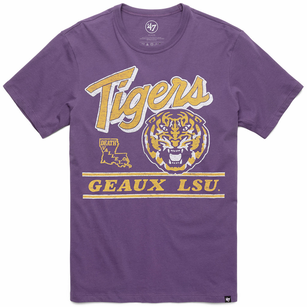 LSU Tigers 47 Brand Premium Fly By Franklin T-shirt - Purple — Bengals ...