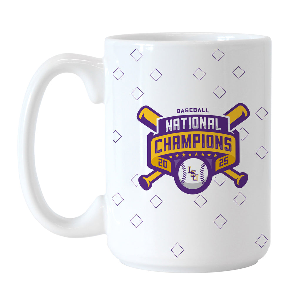 LSU Tigers Baseball 2025 National Champions Ceramic 15oz Mug — Bengals ...
