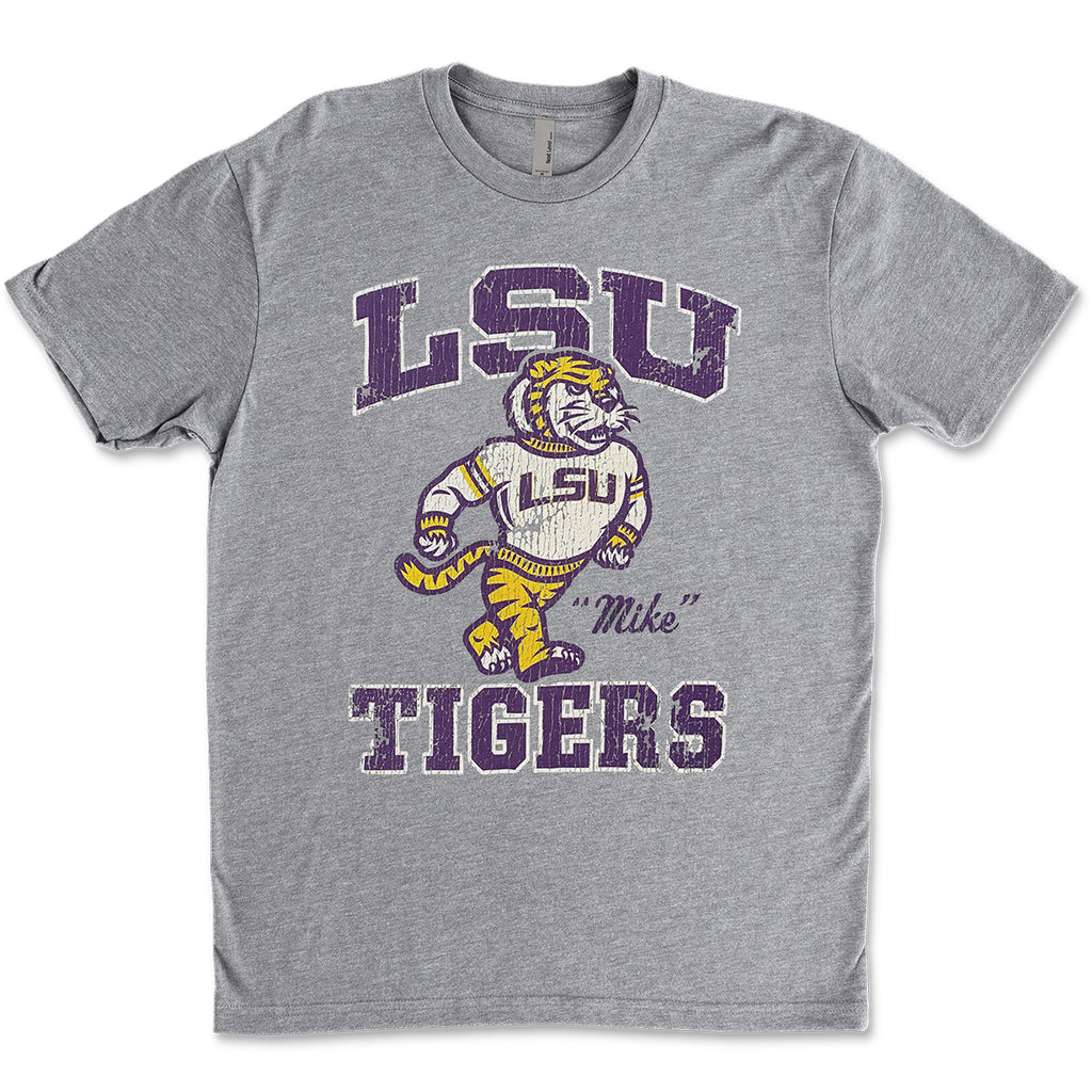 LSU Tigers Highland & State Tough Guy T-Shirt - Grey — Bengals & Bandits