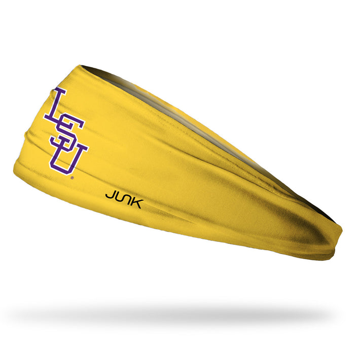 LSU Tigers JUNK Big Bang Lite Baseball Interlock Headband - Gold ...