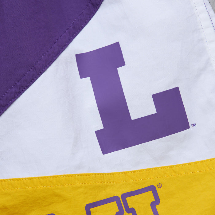 LSU Tigers Mitchell & Ness Vintage Logos Woven Pocket Nylon Shorts - P ...