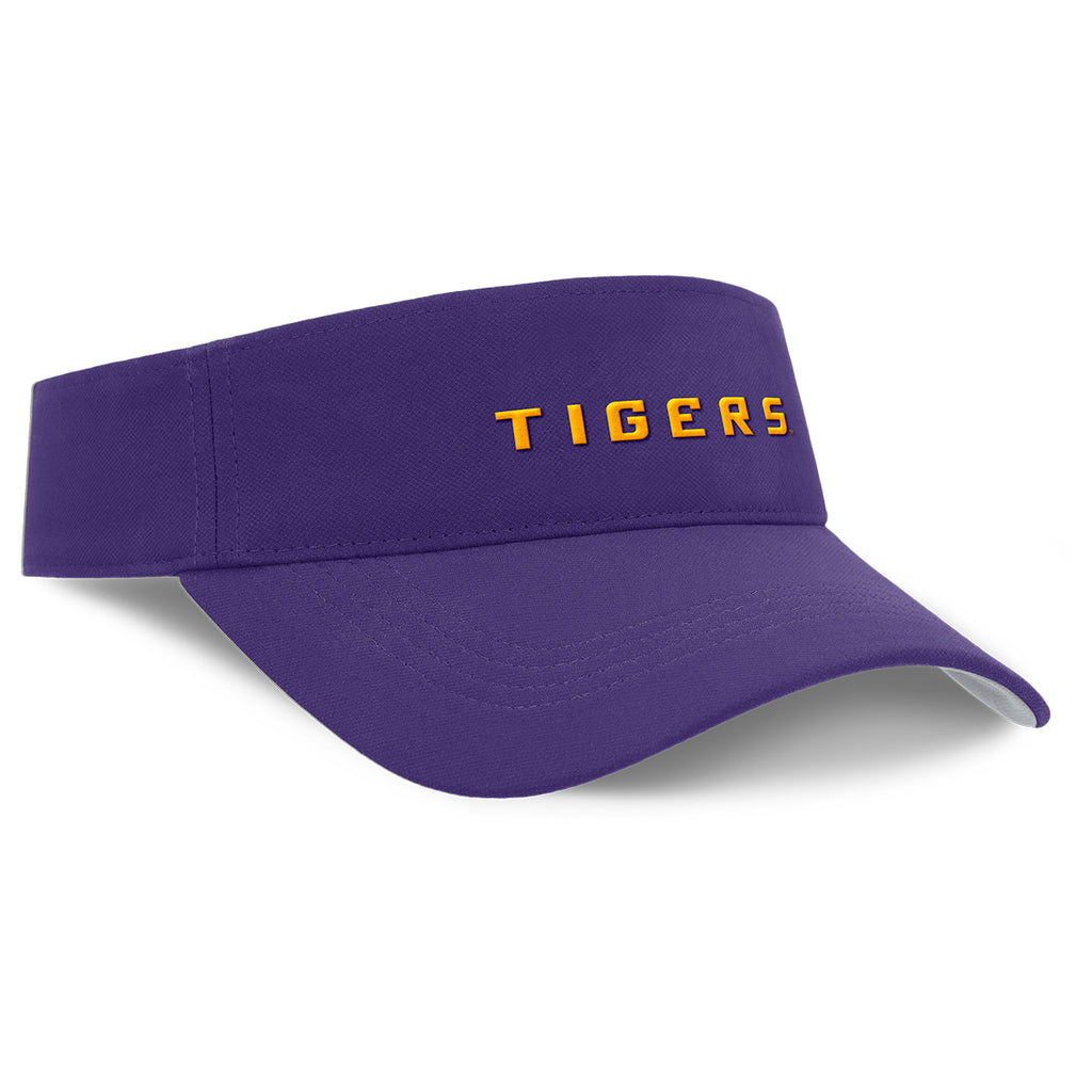 LSU Tigers Nike 2024 Sideline Ace Dri-Fit Performance Adjustable Visor ...