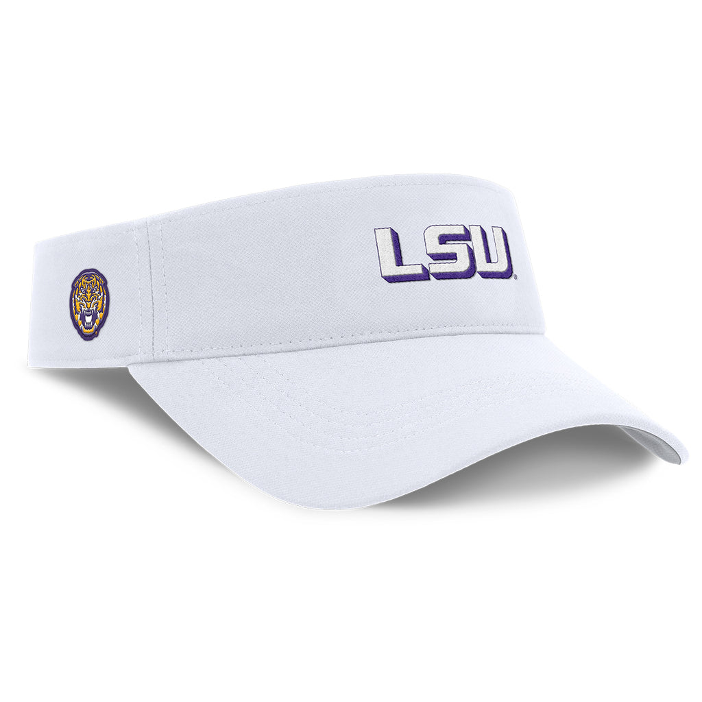LSU Tigers Nike 25 Ace Practice Dri-Fit Performance Adjustable Visor ...