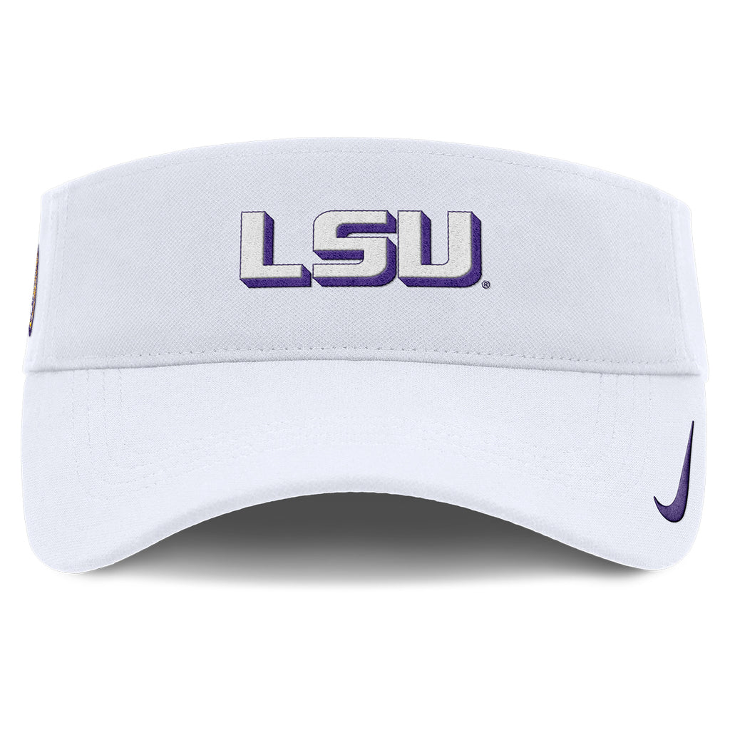 LSU Tigers Nike 25 Ace Practice Dri-Fit Performance Adjustable Visor ...