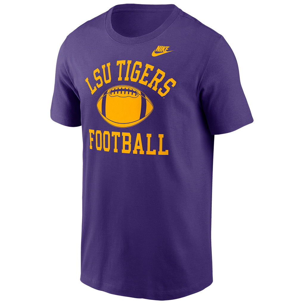 LSU Tigers Nike Legacy Football Icon T-Shirt - Purple — Bengals & Bandits