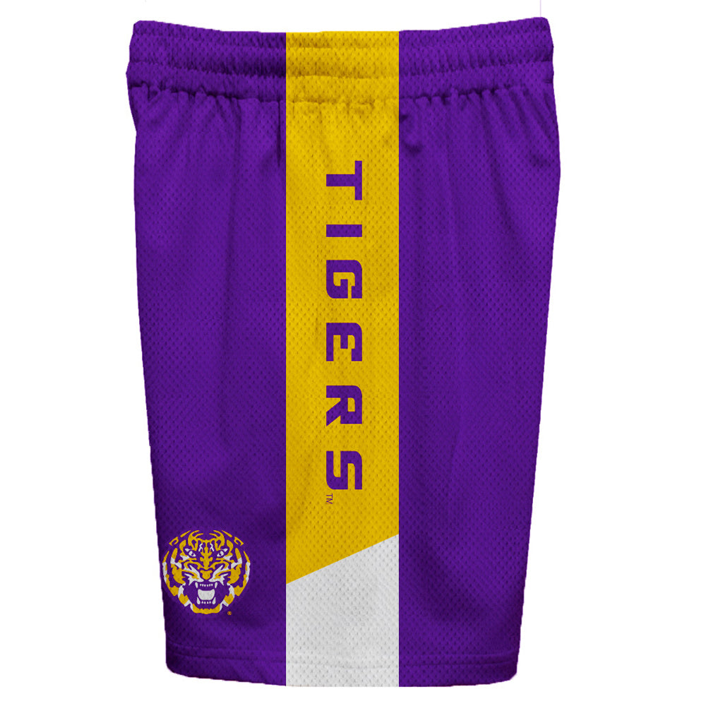 LSU Tigers Vive La Fete Kid's Gameday Sublimated Pocket Shorts ...