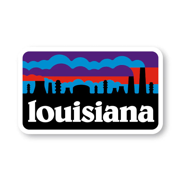 Southern Made Icon Louisiana Horizon Decal — Bengals & Bandits