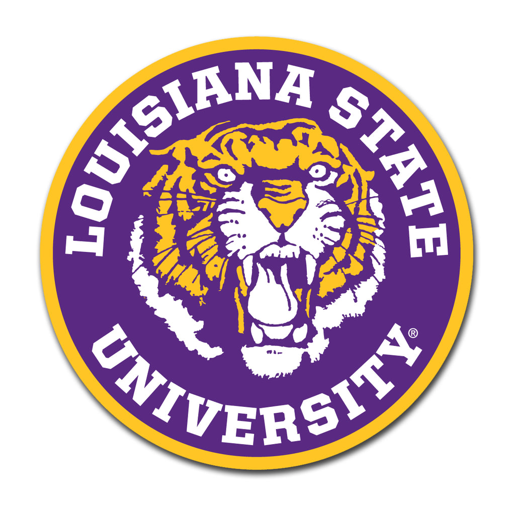 B&B Dry Goods x Highland & State LSU Tigers 86 Seal Premium Vinyl Decal ...