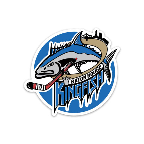 B&B Dry Goods Homegrown Baton Rouge Kingfish Hockey Decal — Bengals ...