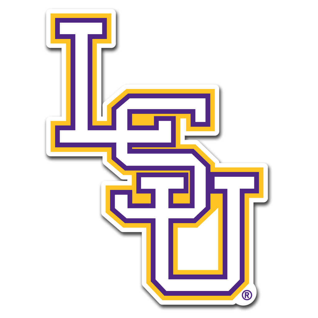 B&B Dry Goods LSU Tigers Interlock Premium Vinyl Decal — Bengals & Bandits