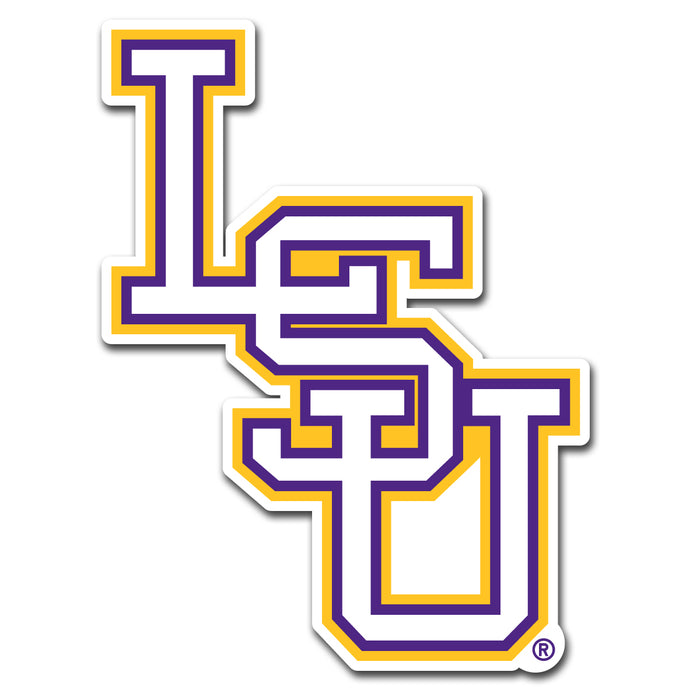 B&B Dry Goods LSU Tigers Interlock Premium Vinyl Decal — Bengals & Bandits