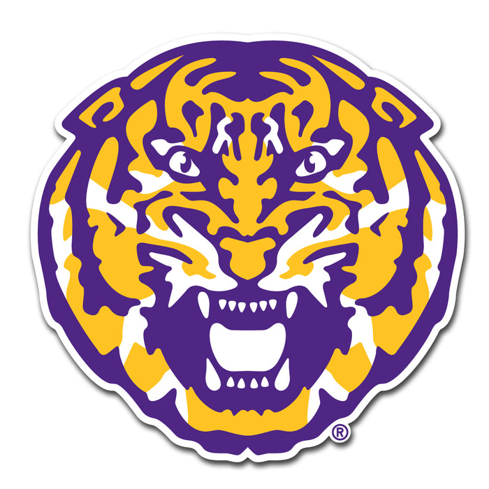 B&B Dry Goods LSU Tiger Head Premium Vinyl Decal — Bengals & Bandits