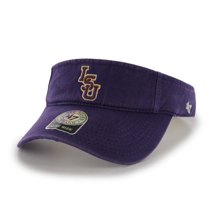 LSU Tigers 47 Brand Interlock Adjustable Visor - Purple — Bengals & Bandits