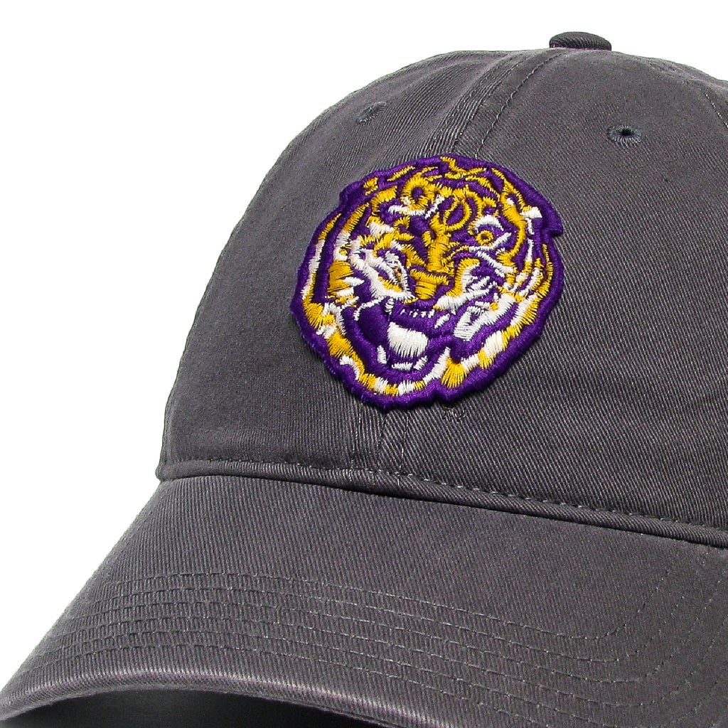 LSU Tigers Legacy Round Vault Relaxed Twill Hat - Dark Grey — Bengals ...