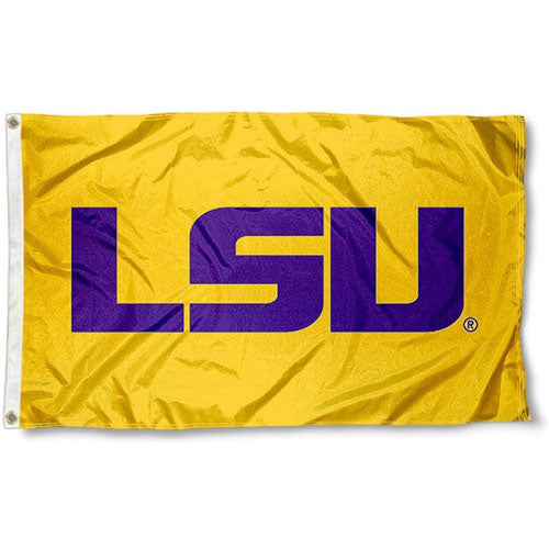 LSU Tigers Printed Official 3' x 5' Flag - Gold — Bengals & Bandits