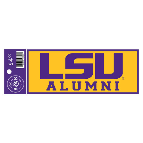 LSU Tigers Alumni Sticker Decal - 6" x 2.25" — Bengals & Bandits
