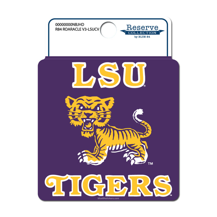 LSU Tigers Blue 84 College Vault Mini Tiger Roaracle Decal — Bengals ...